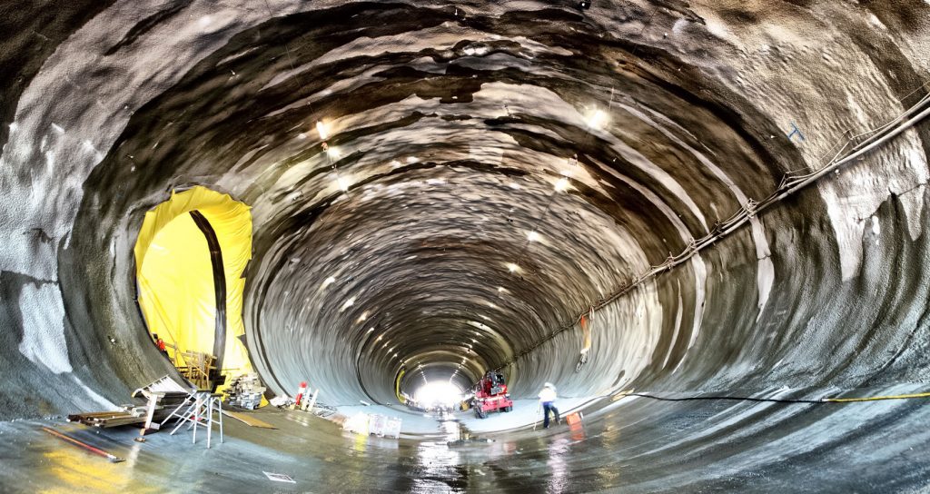 SCL Tunnel Lining with EPC BarChip Fiber Reinforcement - Barchip