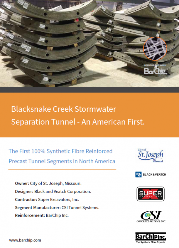 BarChip Fibre Reinforced Concrete Precast Tunnel Segments | BarChip